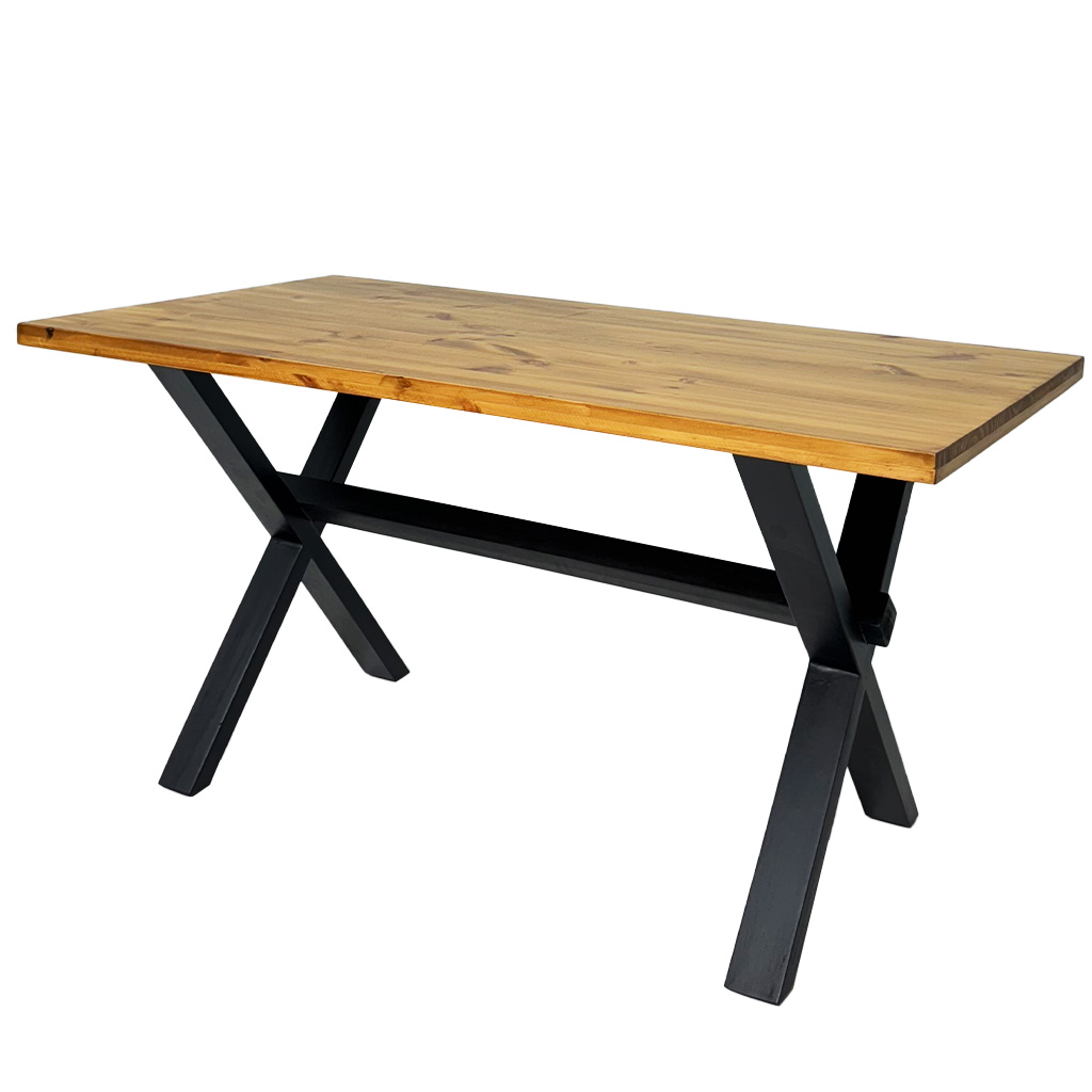MESA COMEDOR 150CMX80CM PATA NEGRA | GrupoAlvaces.com